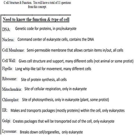 EOC Bio review | PPTX