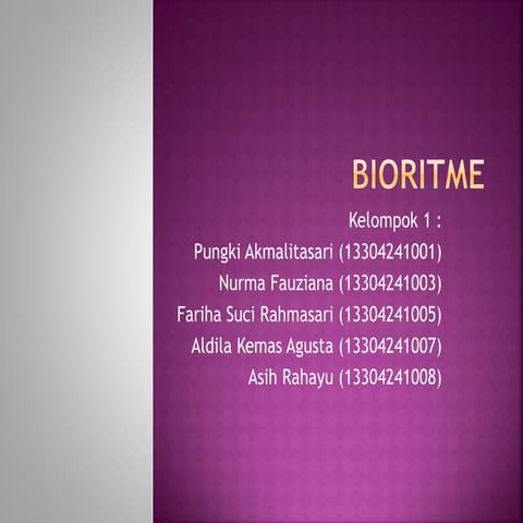 Bioritme | PPTX