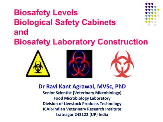 Lecture 1 introduction of biosafety & biosecurity | PPTX | Infectious ...