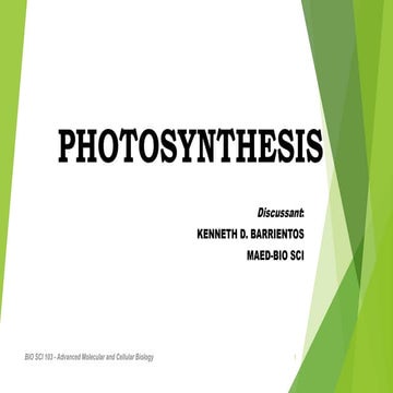 Photosynthesis | PPTX