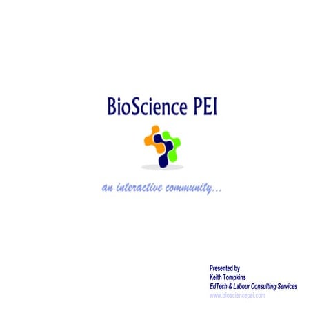 Bio sciencepei presentation peibioalliance jan 1612 | PPT