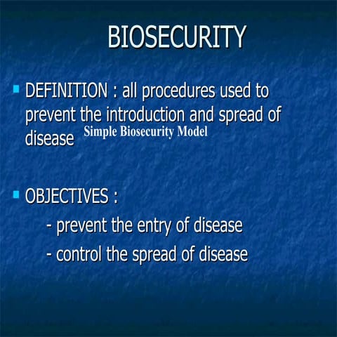 Biosecurity | PPT