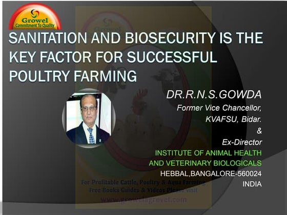 Biosecurity Measures For Poultry Farm Ppt