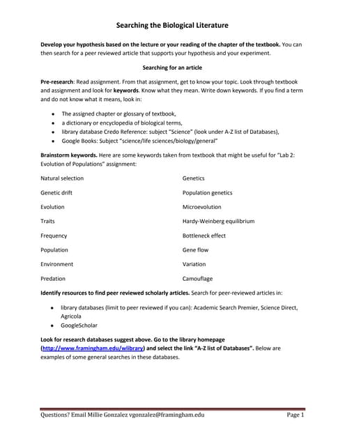 NC LIVE Handout | PDF