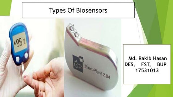 Biosensors and Their Applications | PPT