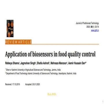 biosensors in food analysis.pptx