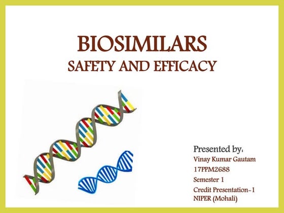 Biosimilars | PPT
