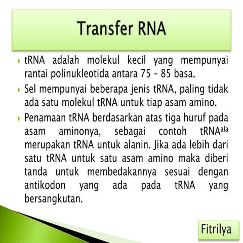 Sintesis protein | PPT