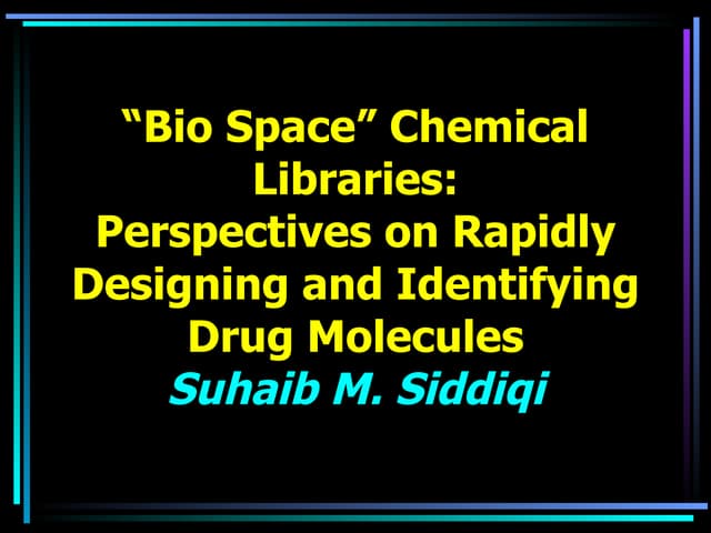 Cadd and molecular modeling for M.Pharm | PPT