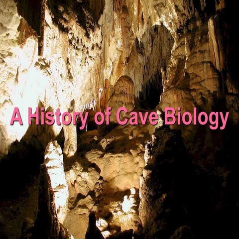 History of Cave Biology | PPT