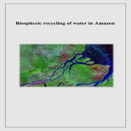 Biospheric recycling of water in Amazon Basin.docx | Weather | Science