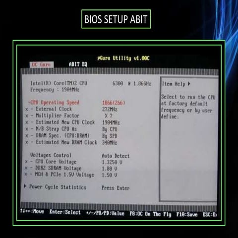 Bios setup abit | PPTX