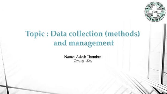 Data and its Types | PPT