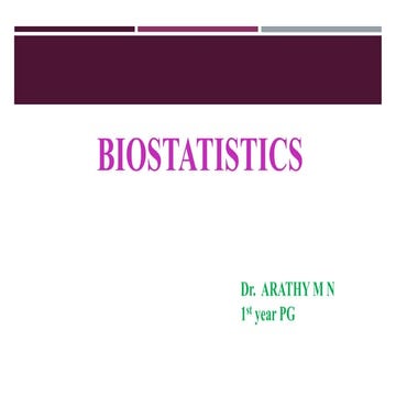 Biostatistics In Orthodontics Arathy Pptx Dental Health Diseases And Conditions
