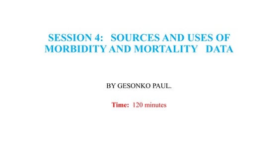 Epidemiological approach | PPT | Infectious Diseases | Diseases and ...