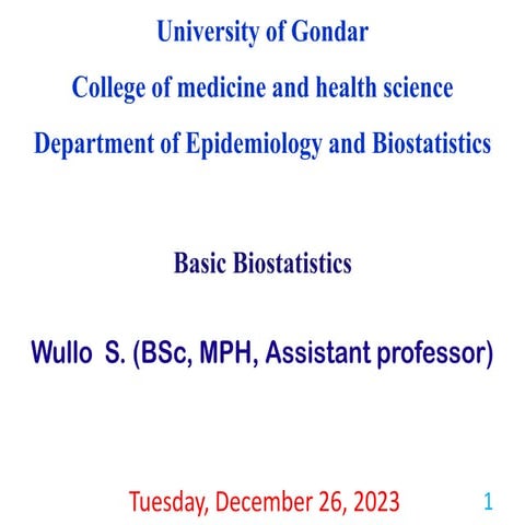 Biostatistics Pptpdf