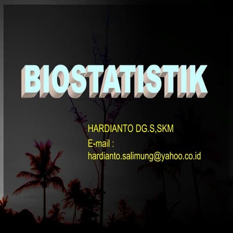 Biostatistik | PPTX