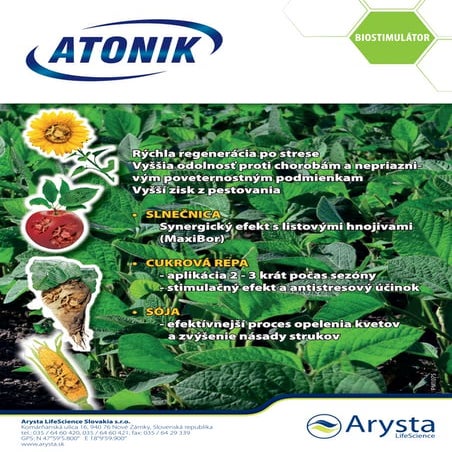 Biostimulant atonik leaflet | PDF