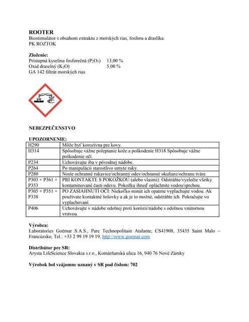 Biostimulant zeal label | PDF