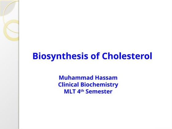 Cholesterol | PPT