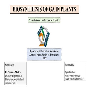 BIOSYNTHESIS OF GA_AYAN PRADHAN_H-2024-001-D.pptx