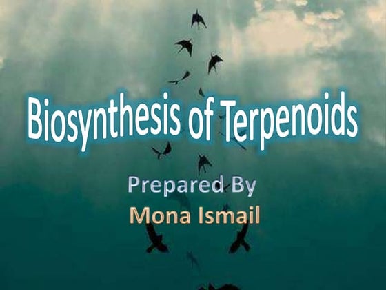 Biosynthesis Of Terpenes Pptx Chemistry Science