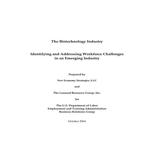Biotech Industry Report Final | PDF