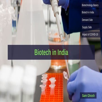 Biotech in India | PDF