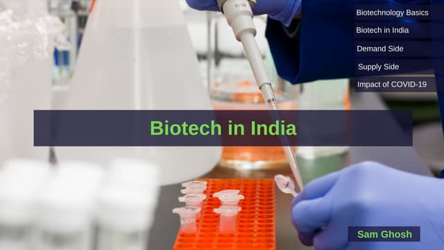 Biotechnology in India | PPTX | Biotech and Biomedical Industry ...