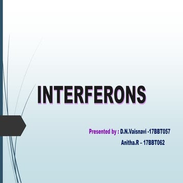 interferons | PPTX