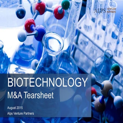 Biotechnology - M&A Tearsheet | PPT