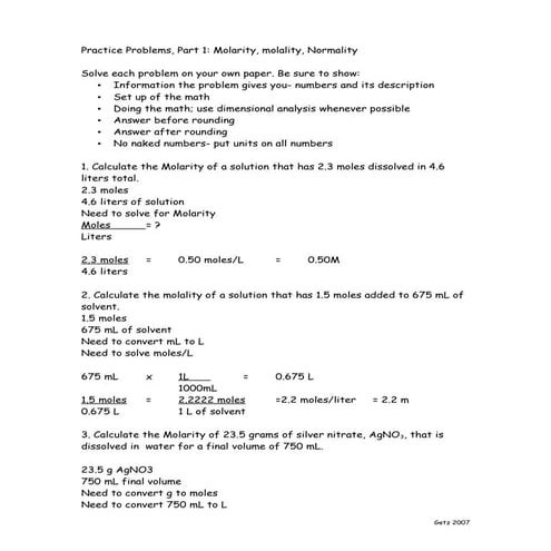 Biotech math problems_part1_answers (1) | DOC
