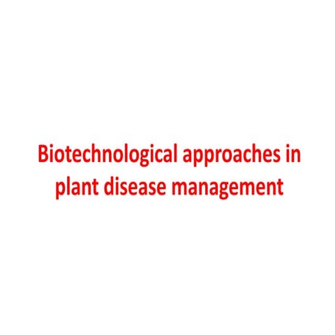 Biotechnological tools | PPTX