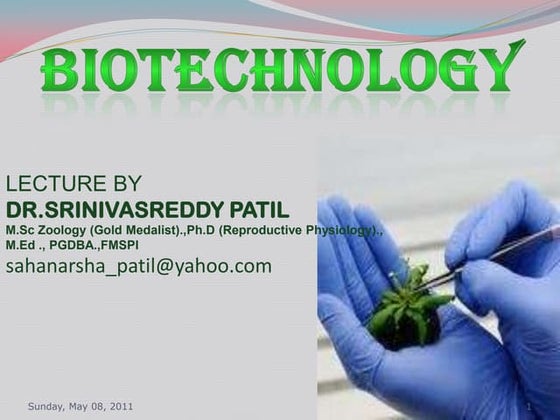 Introduction to biotechnology | PPTX