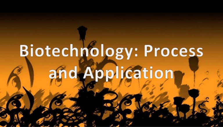 Biotechnology: Process and Application