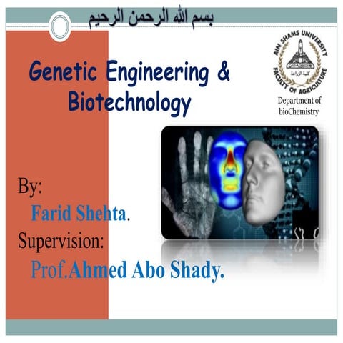 Biotechnology and genatic | PPTX | Biotech and Biomedical Industry | Industries