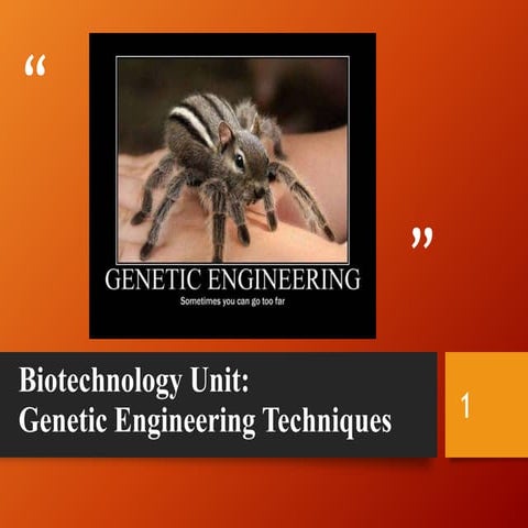 Biotechnology and Genetic Engineering.pptx