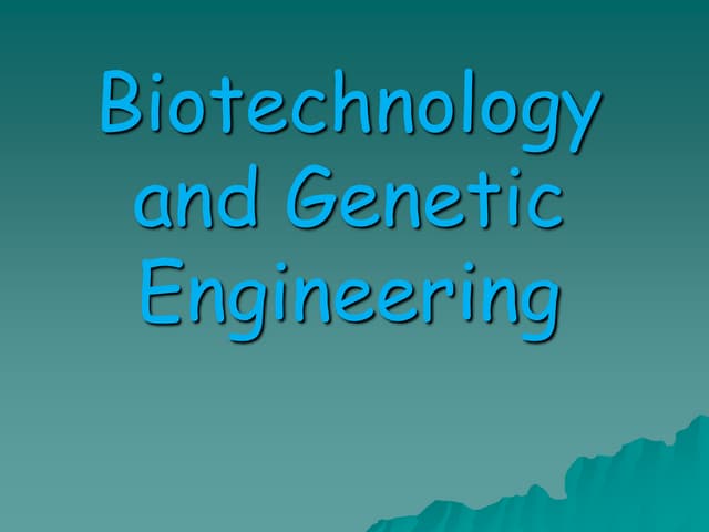 Genetic-engineering | PPT