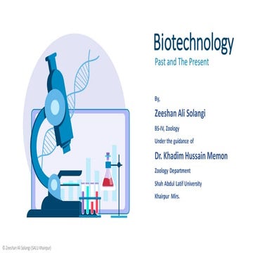 Biotechnology : The Past and The Present | PDF | Biotech and Biomedical ...