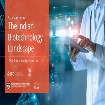 Assessment of Indian Biotechnology Landscape | PDF