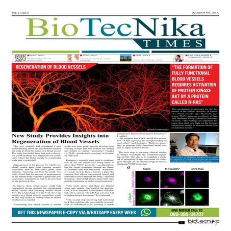 Biotecnika Times Newspaper 6th December 2018 | PDF
