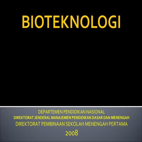 Bioteknologi yuni | PPT