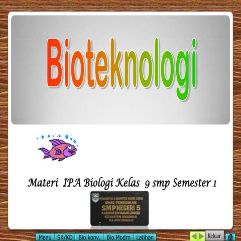 PPT Biologi Kelas XII SMA Materi Bioteknologi | PPTX