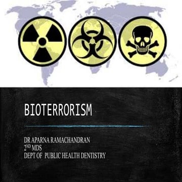Bioterrorism (2) | PPTX