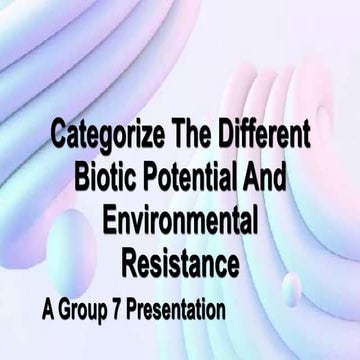 Biotic Potential & Environmental Resistance.pptx