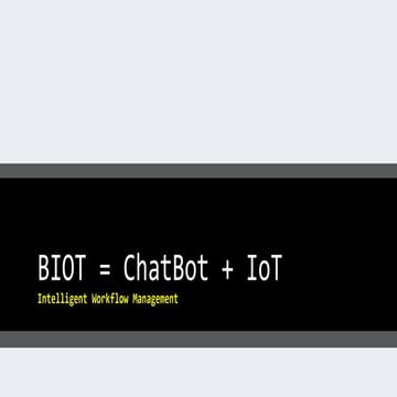 BIOT Project Presentation | PPT