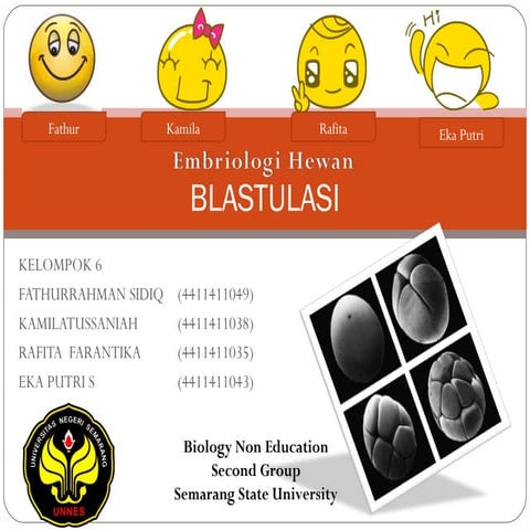 BIOUnnes_Blastulasi | PPT
