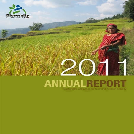 Bioversity International 2011 Annual Report | PDF