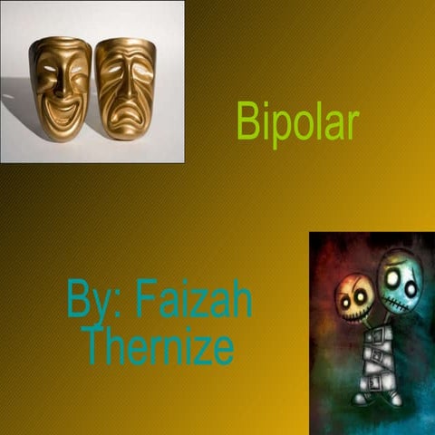 MOOD DISORDER- DEPRESSIVE AND BIPOLAR DISORDERS | PPT