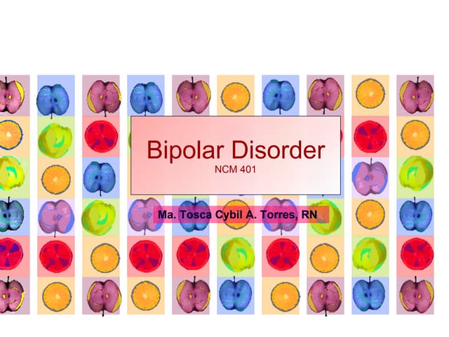 Mania. bipolar disorder. manic disorder | PPTX | Brain and Nervous ...